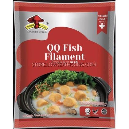 QQ Fish Filament QQ 鱼柱 MUSHROOM - 500g/20pkt/ctn